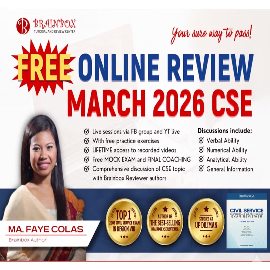Civil Service Exam Reviewer 2026 Professional and Sub-professional ...