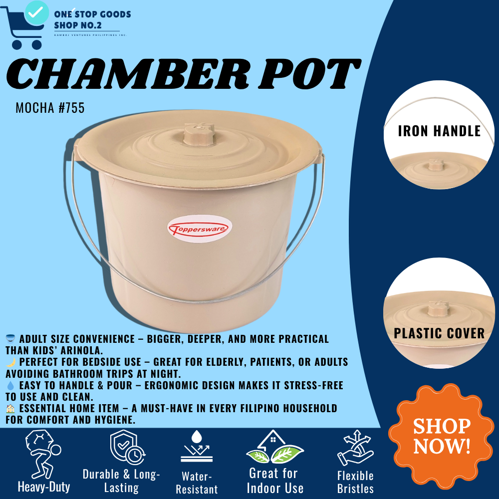6Liters Arinola Chamber Pot Home Big Capacity Durable Heavy Duty ...
