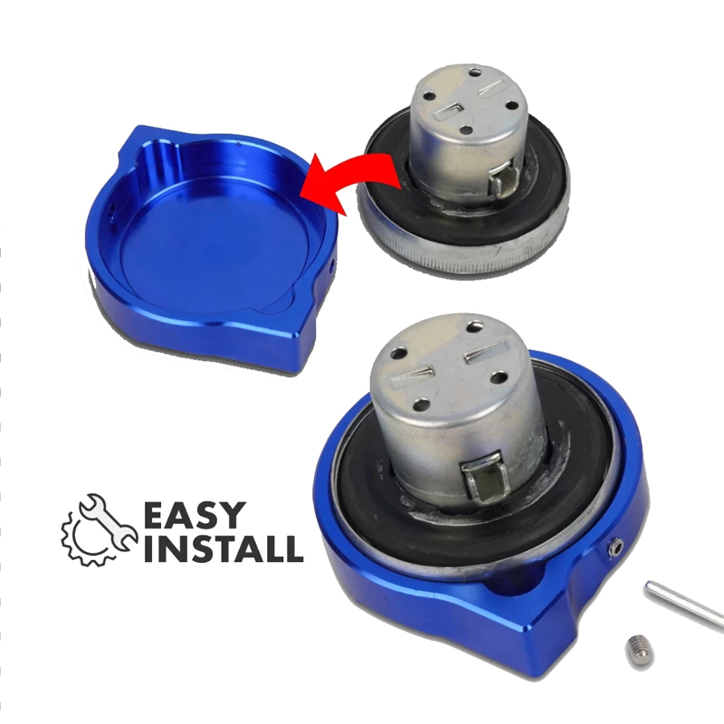 ARM Fuel Tank Cover Full CNC Alloy Fuel Tank Cap For Universal Yamaha ...