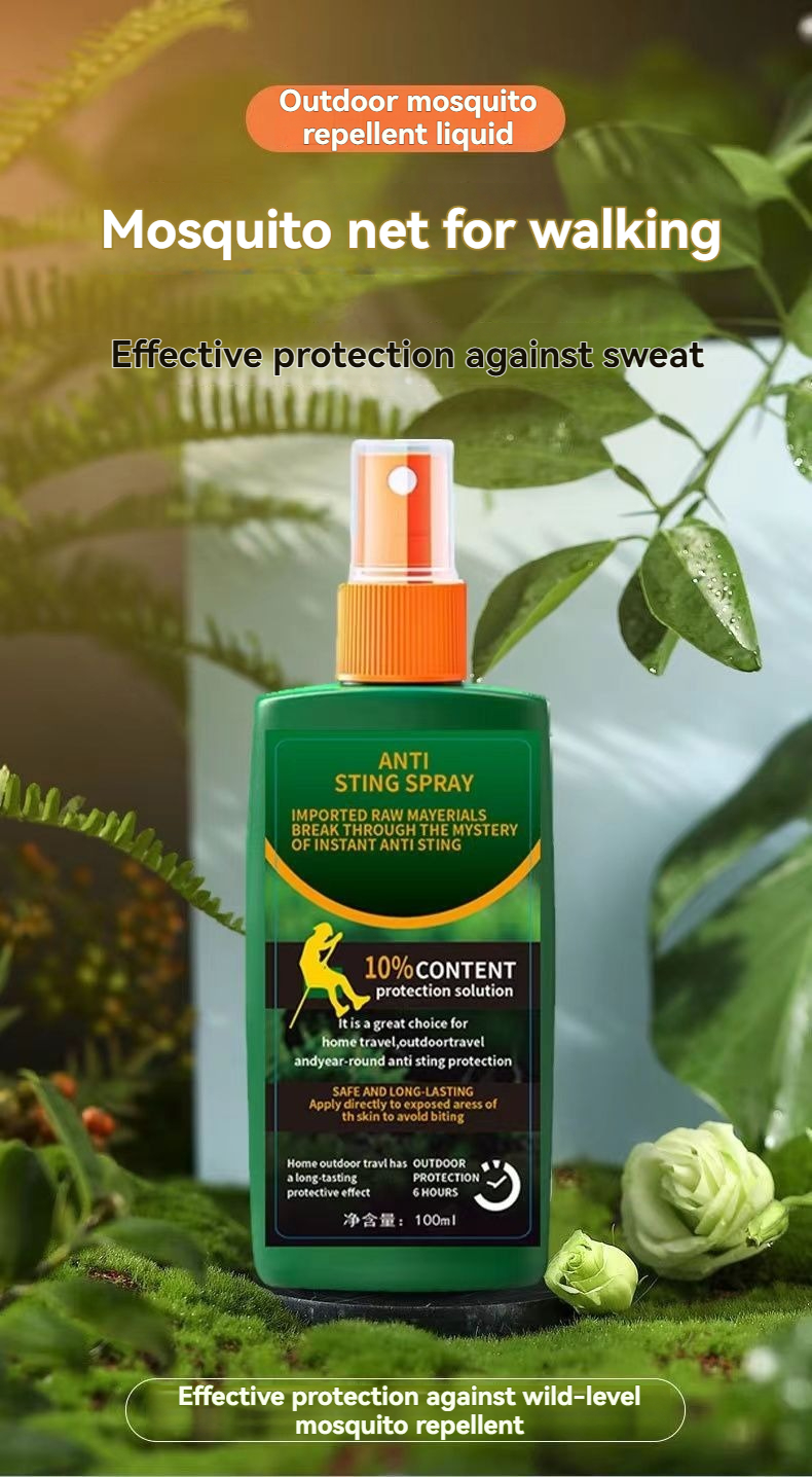 Mosquito Repellent 100Ml Outdoor Mosquito Repellent Spray Odorless ...
