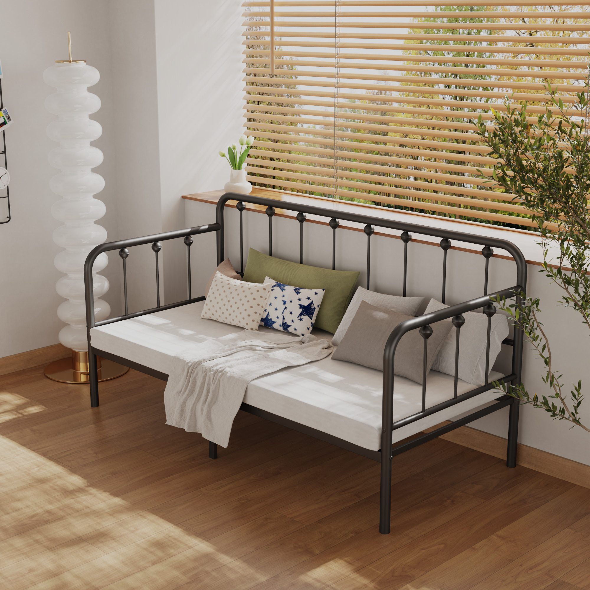 Sofa bed with guardrail crib bed Living Room Bedroom Couch Bed Frames ...