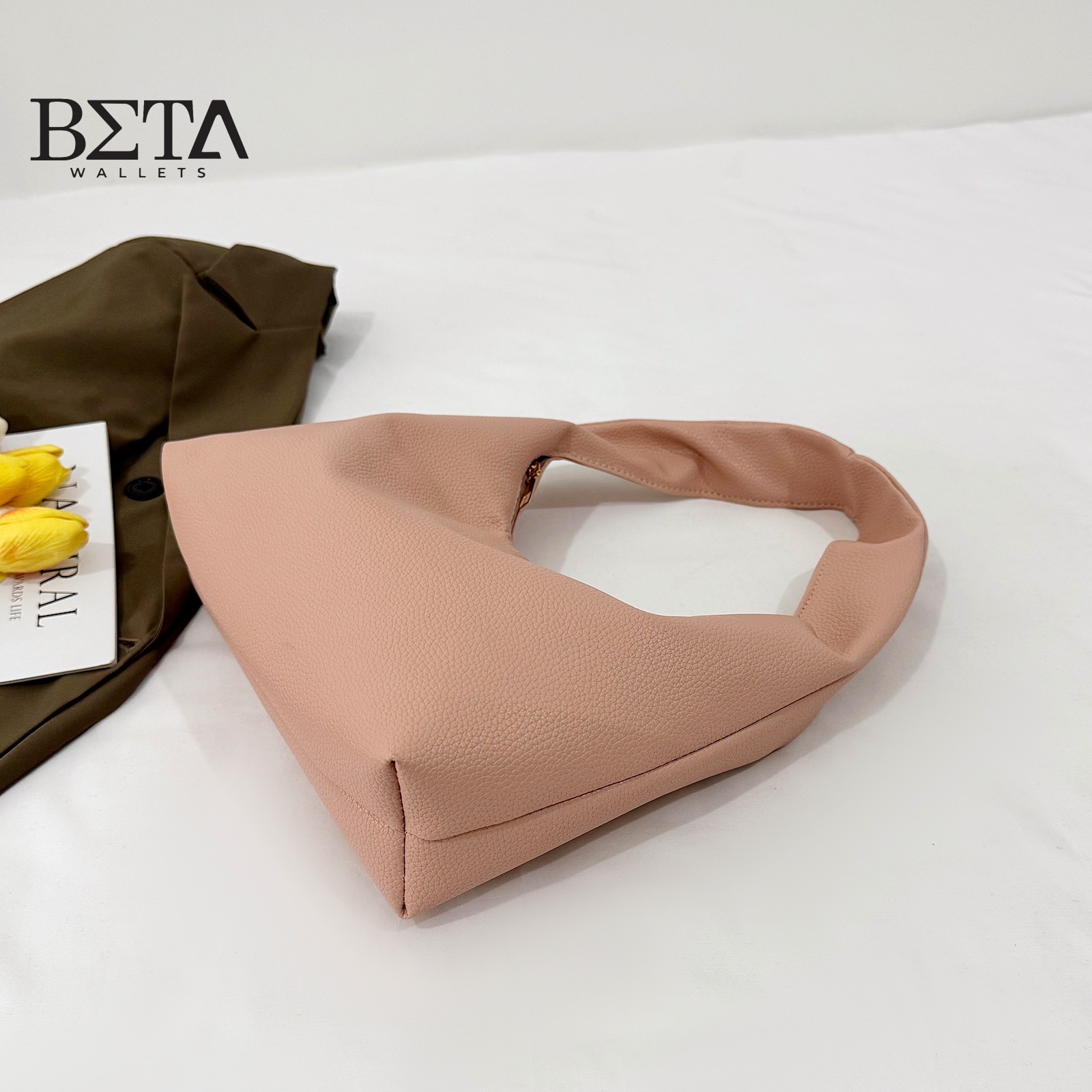BETA Handbag For Women High-End Fashion Soft Leather Korean Cute ...