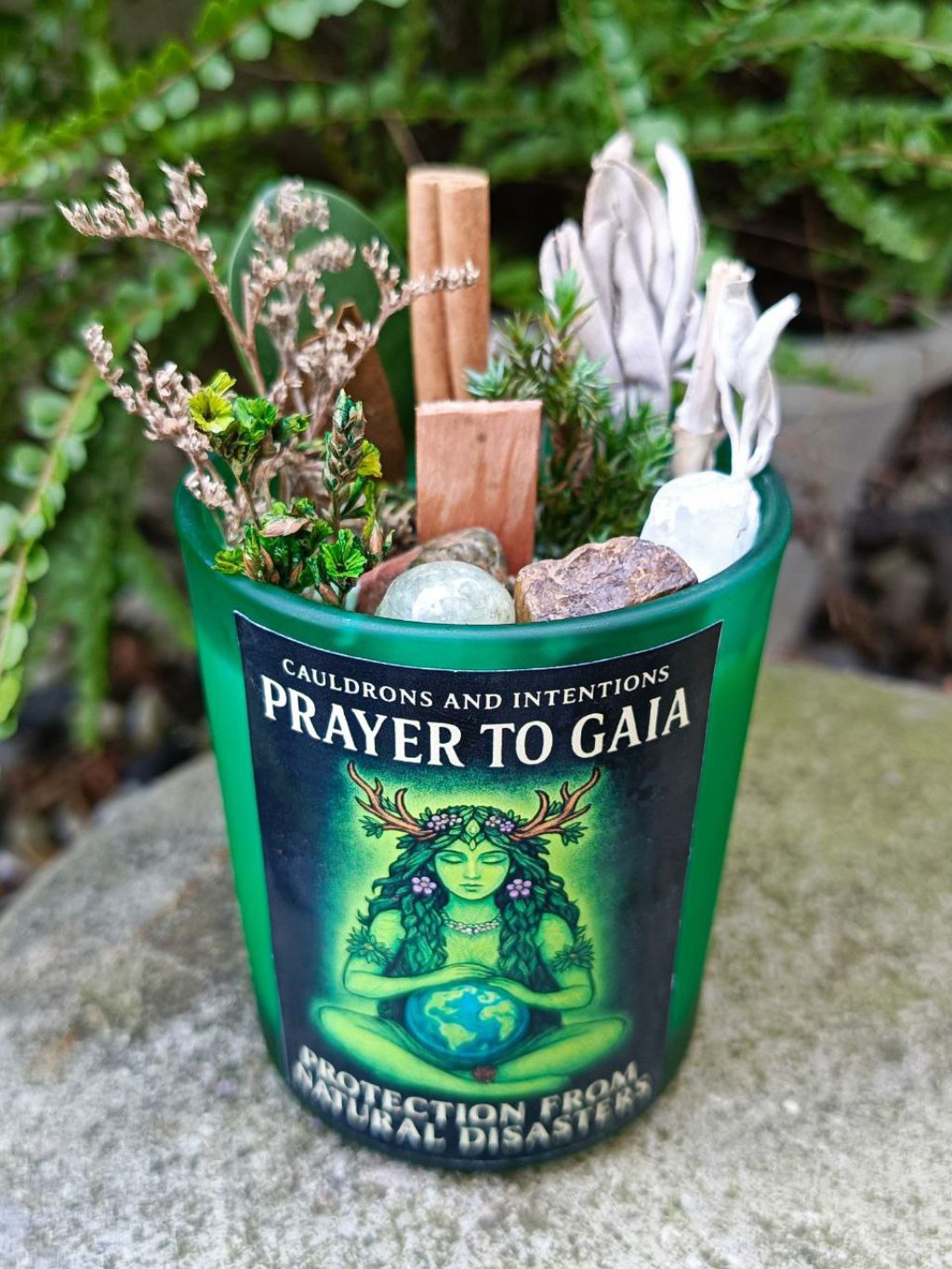 Mother Earth Divine Protection Manifestation and Veneration Candle ...