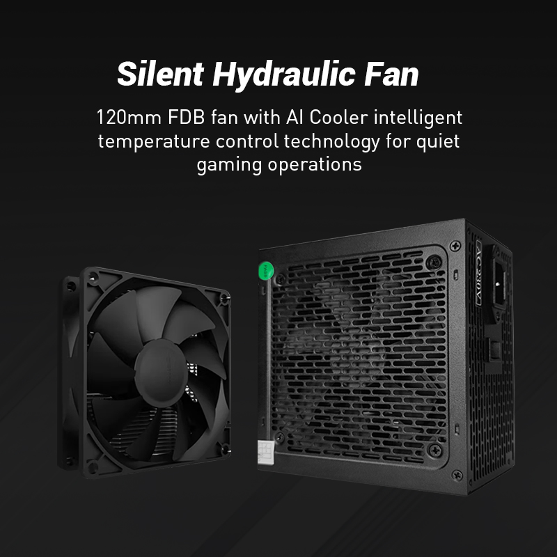 Esgaming Computer 650W ATX Power Supply PSU Full Modular 80 Plus Bronze ...