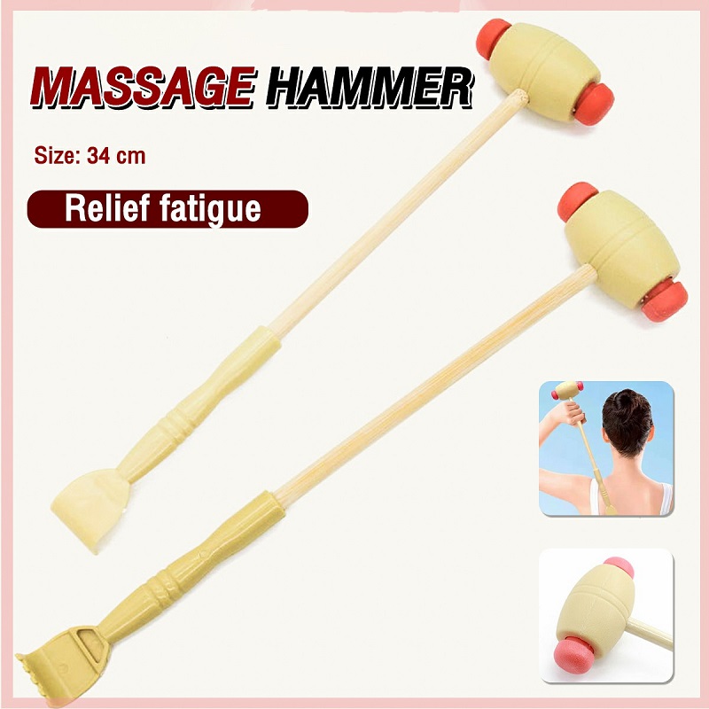 Double Head Back Scratcher Body Massage Hammer Tool Health Care ...