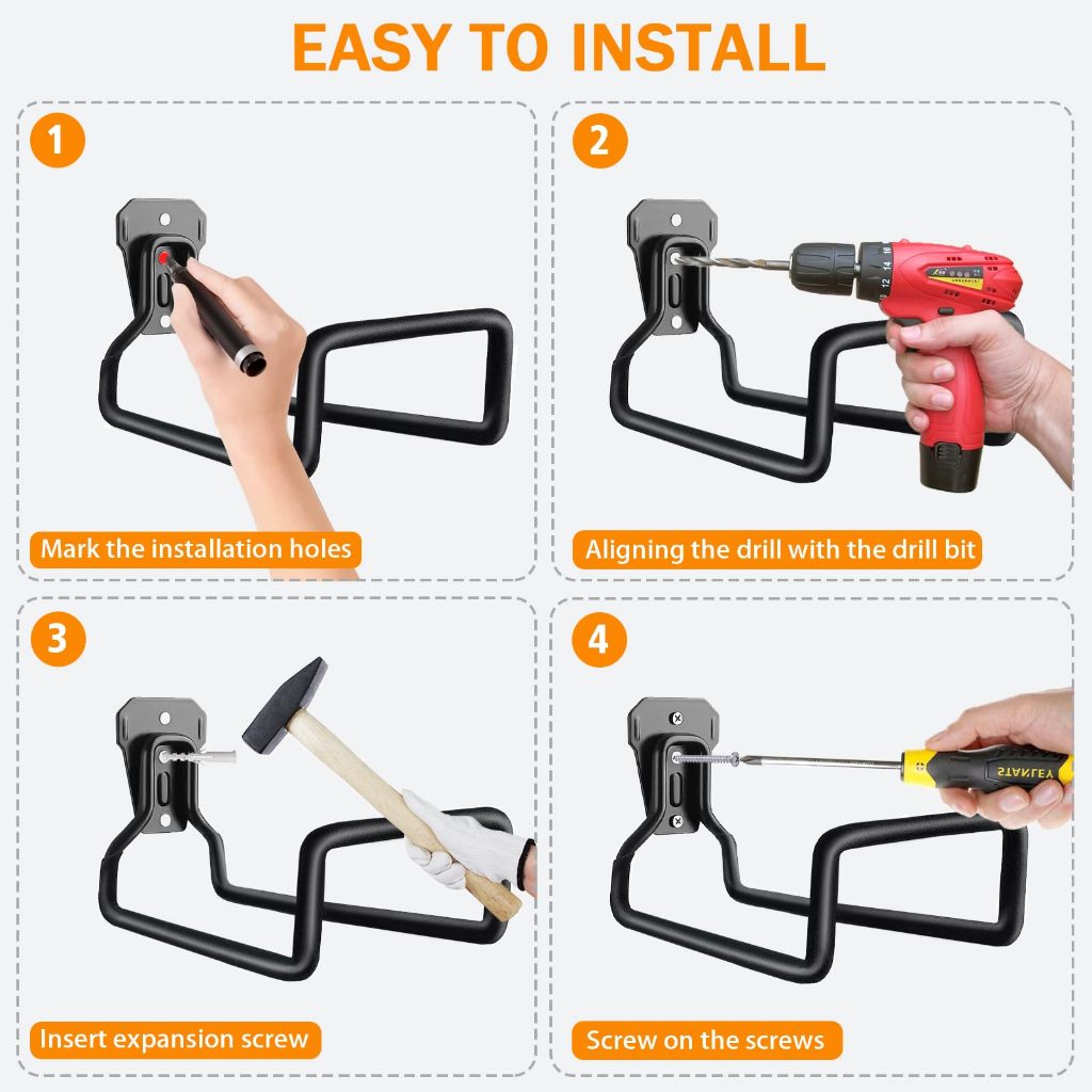 Outdoor Wall-Mount Hose Storage Bracket | Shopee Philippines