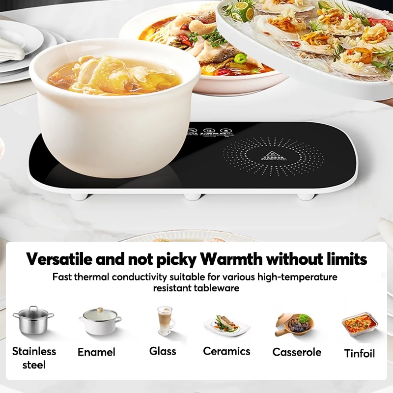 Electric Food Warming Tray Adjustable Temperature Warm Plate Constant ...