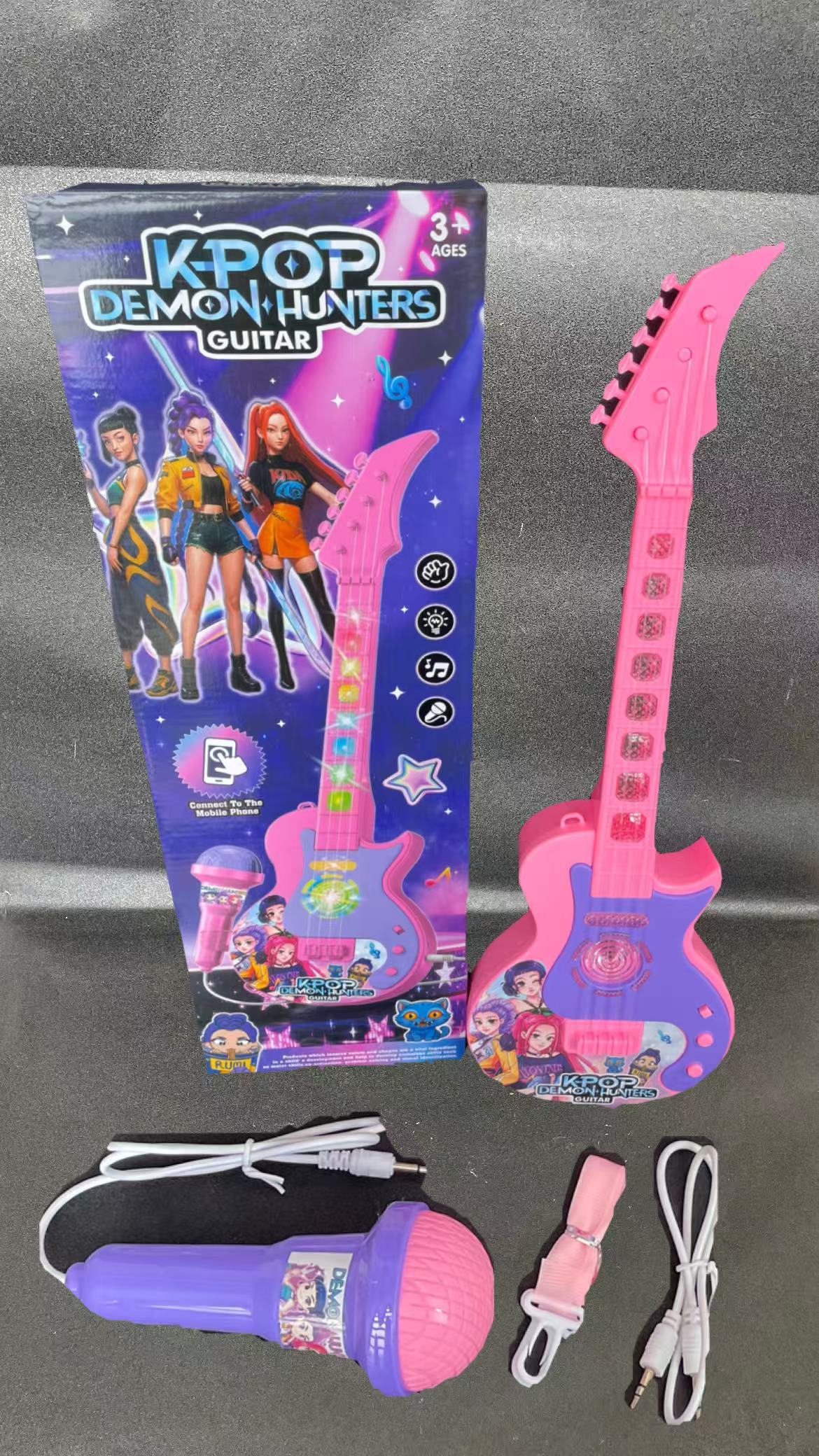 UG Kpop huntrixx guitar microphone toy | Shopee Philippines