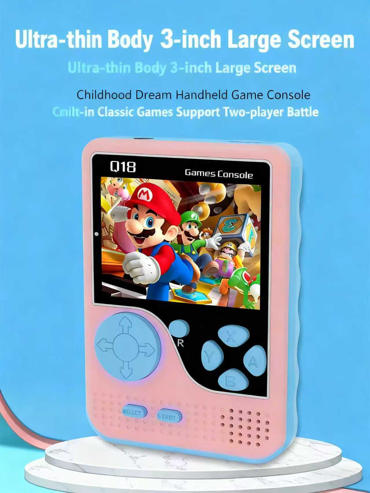 Gameboy Handheld Video Game 618 Classic Games 3.5" Color Screen ...