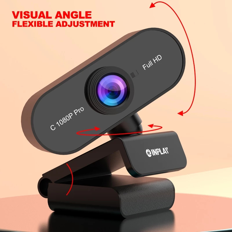 Inplay | C1080PRO | Web Camera HD 1080P USB 2.0 Port Hi-Speed With Mic ...