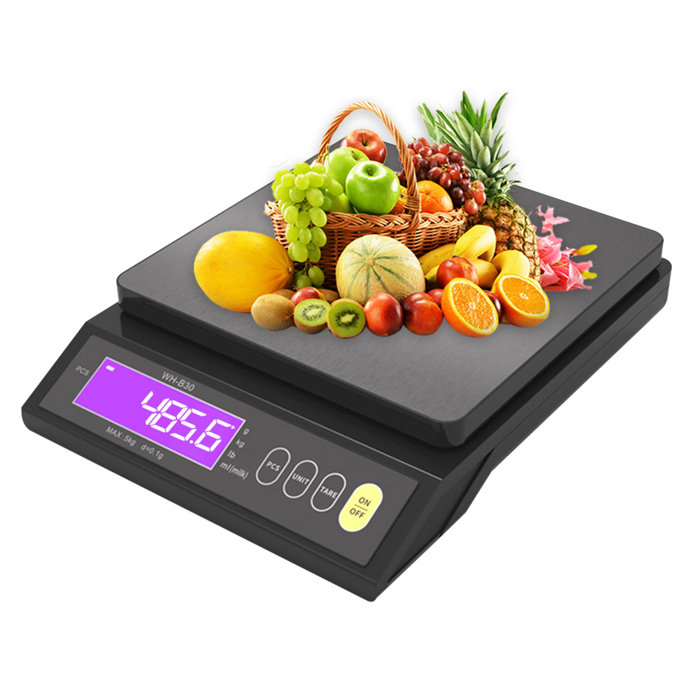 5/10kg digital electronic kitchen scale, LCD display, fully waterproof ...