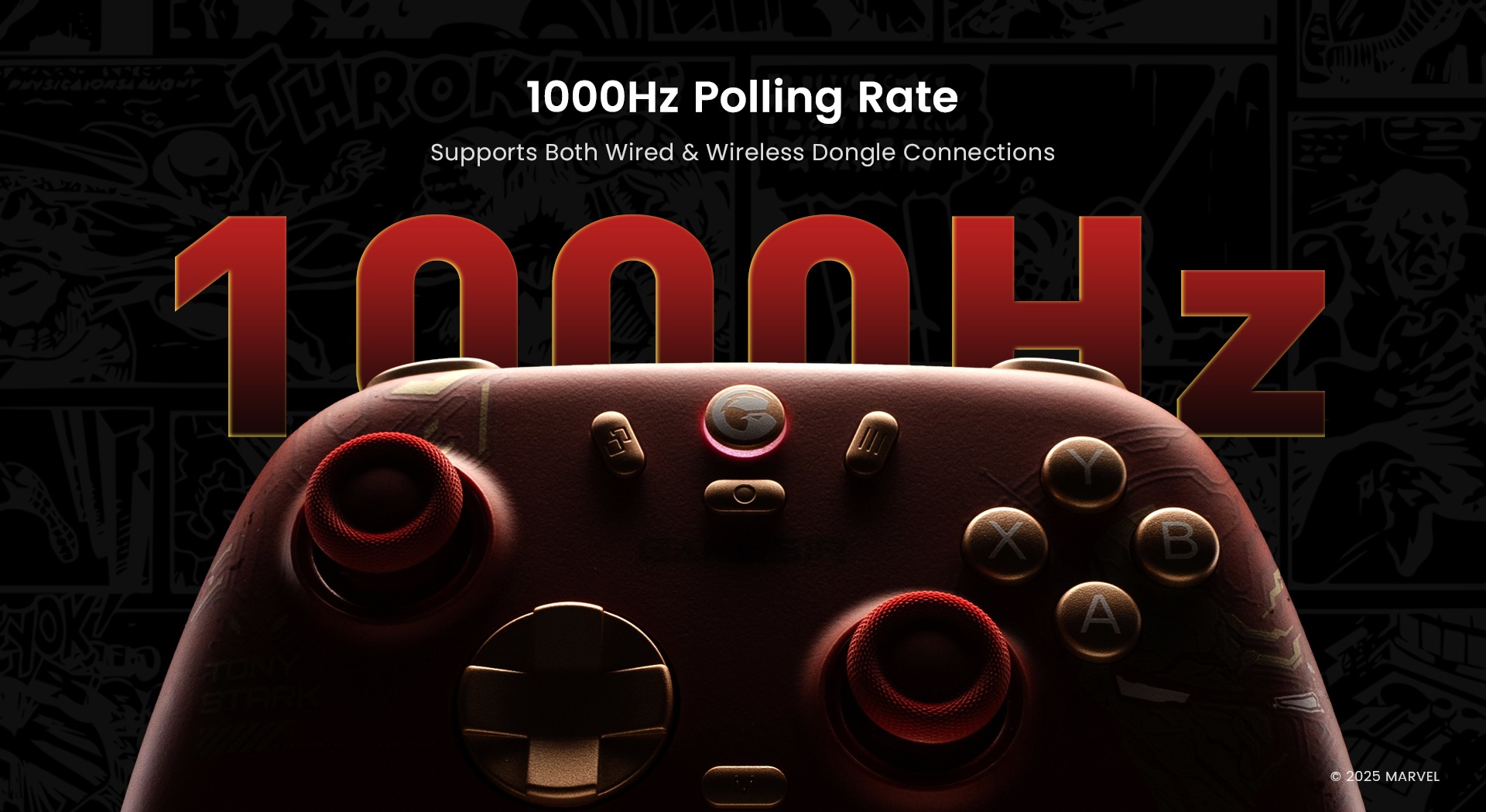 GameSir Nova 2 Lite Multiplatform Wireless Game Controller (Iron Man ...