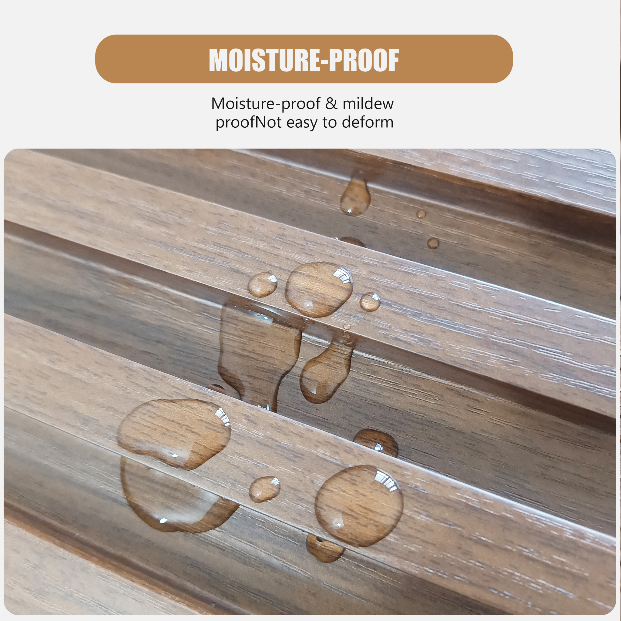 Eco-friendly wood-grain design PVC ceiling grid panels, suitable for ...