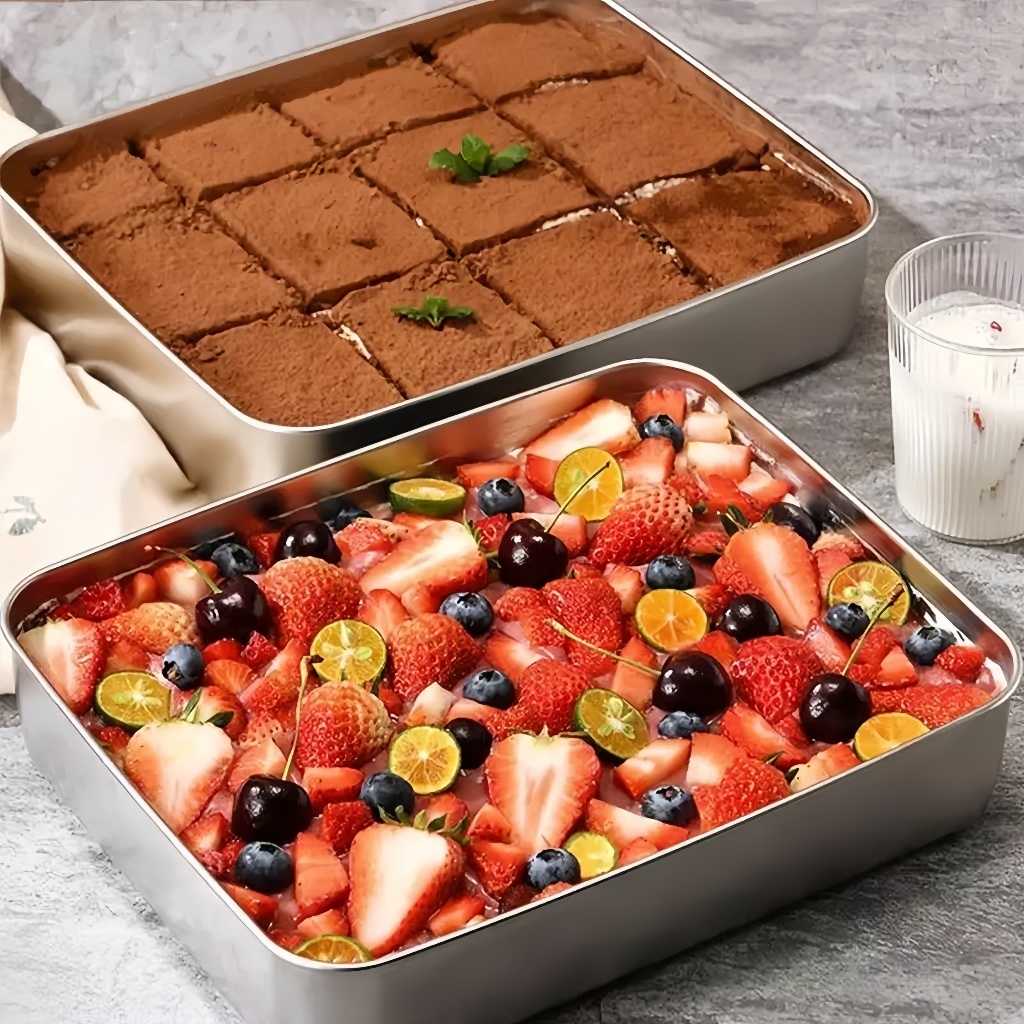 Buy 6 Take 6】304 Stainless Steel Food Storage Box Stackable Lunch Box ...