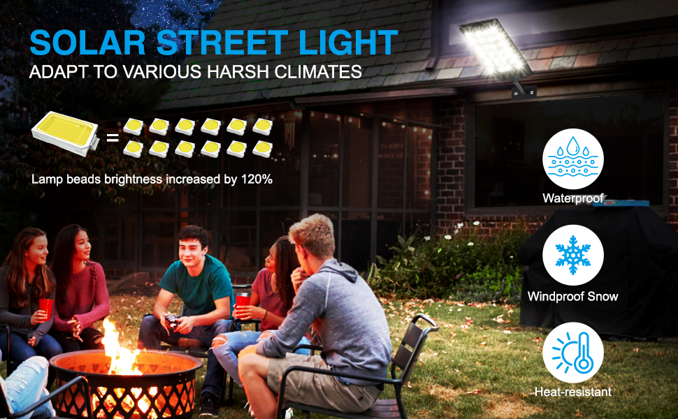 Gold Star Solar Street Light Solar Light Outdoor Waterproof 2026 ...