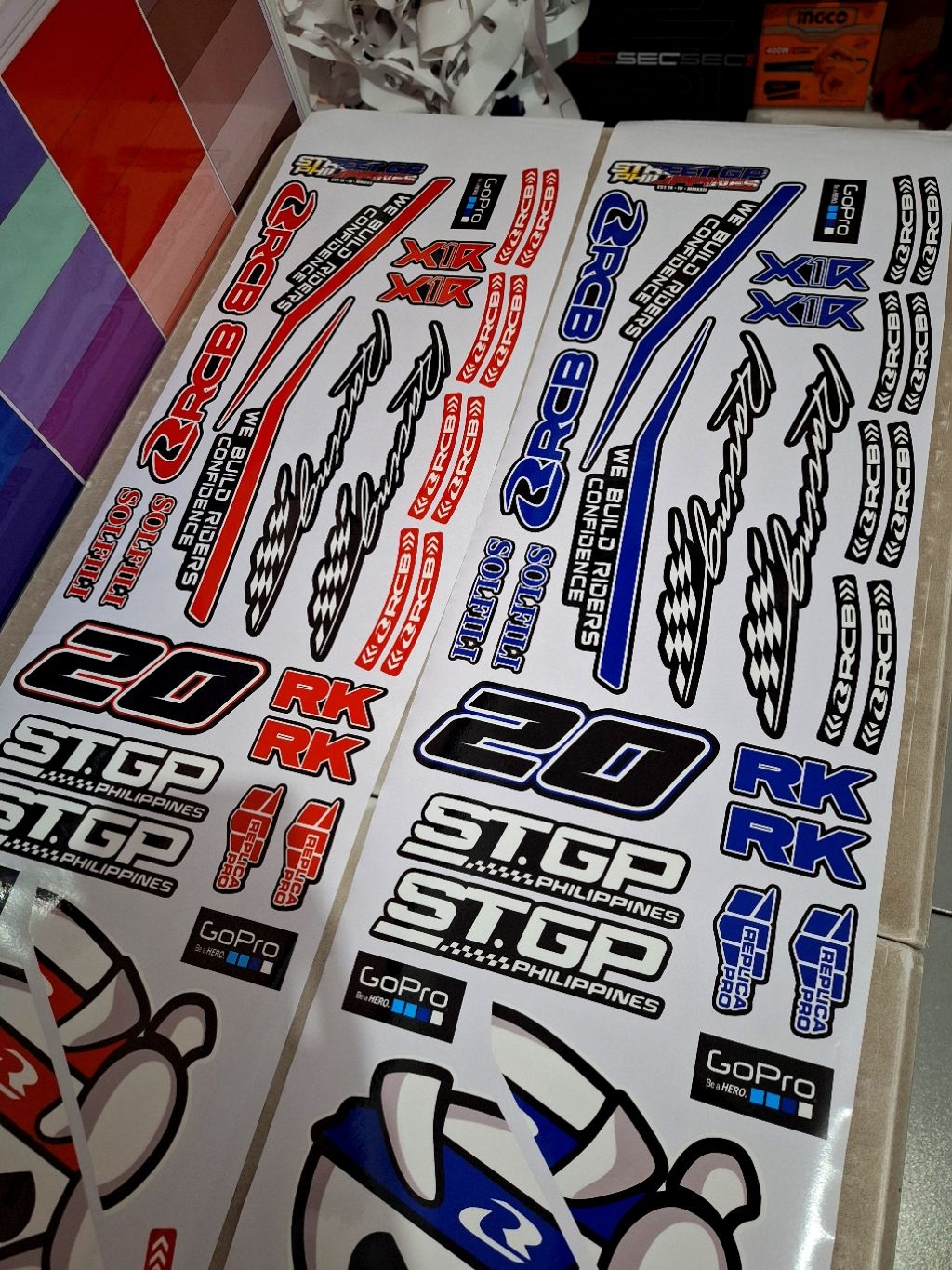 Customized Number Sniper 155 decals Streetgp Yamaha Laminated Sticker ...