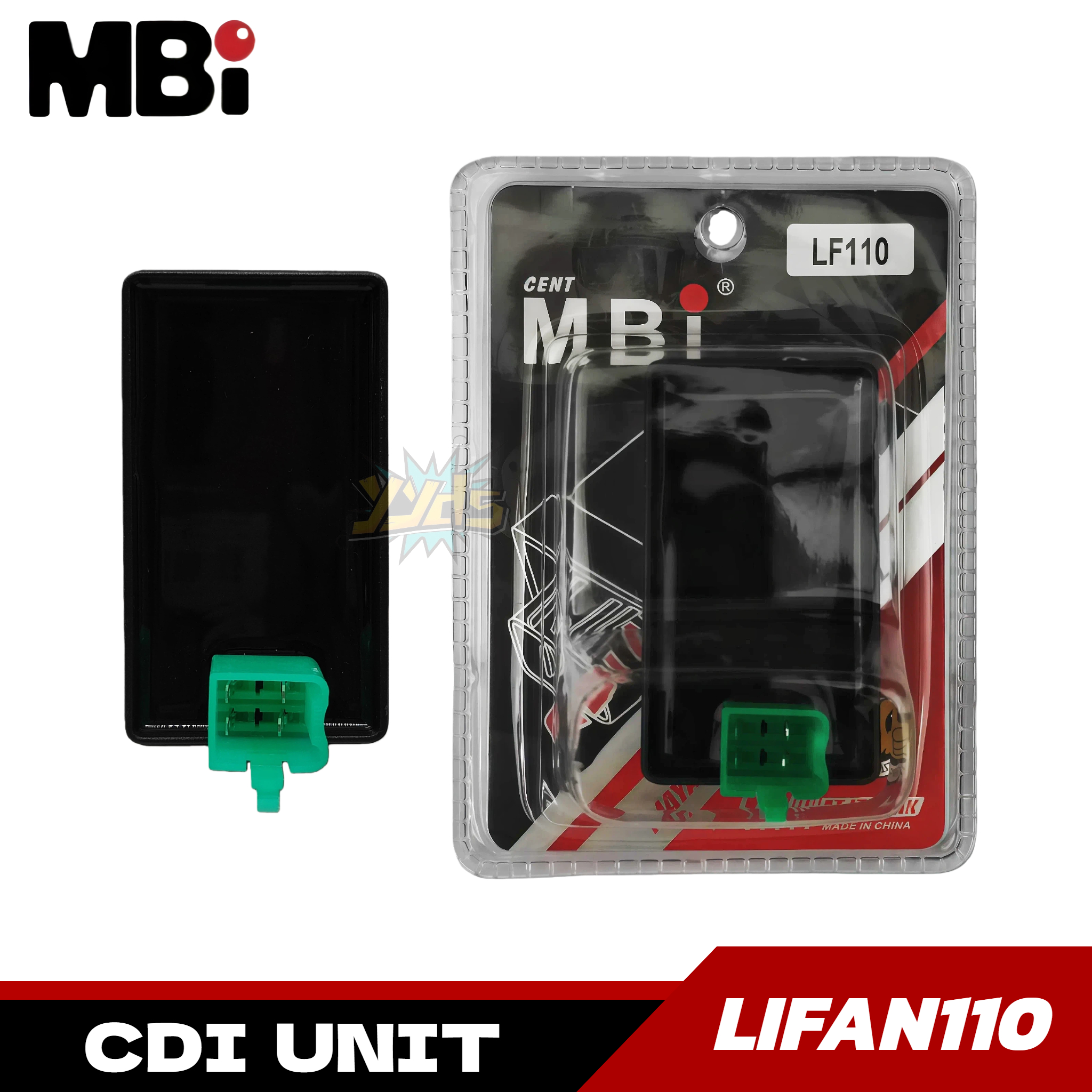 MBI CDI UNIT FOR TMX BIG/XRM/W100/LIFAN110/TMX155/GY6/TMX125 ALPHA ...
