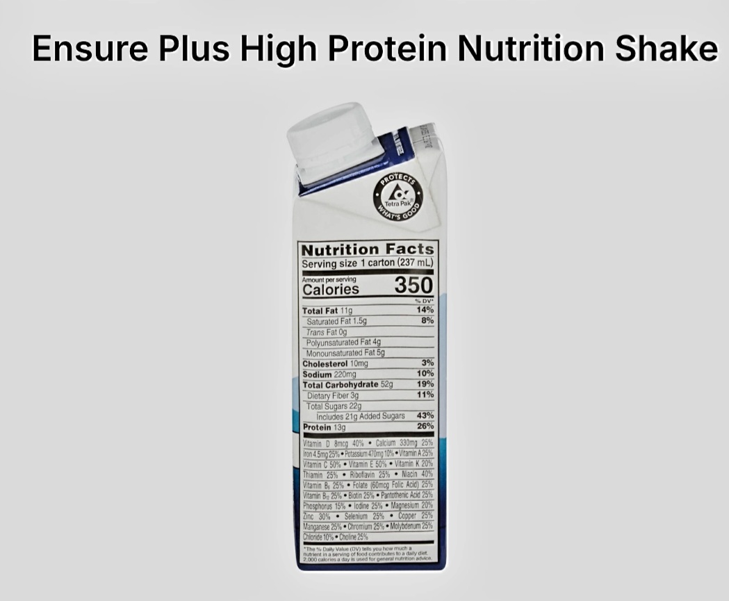 Ensure Plus High Protein Liquid/Therapeutic Nutrition 237ML | Shopee ...