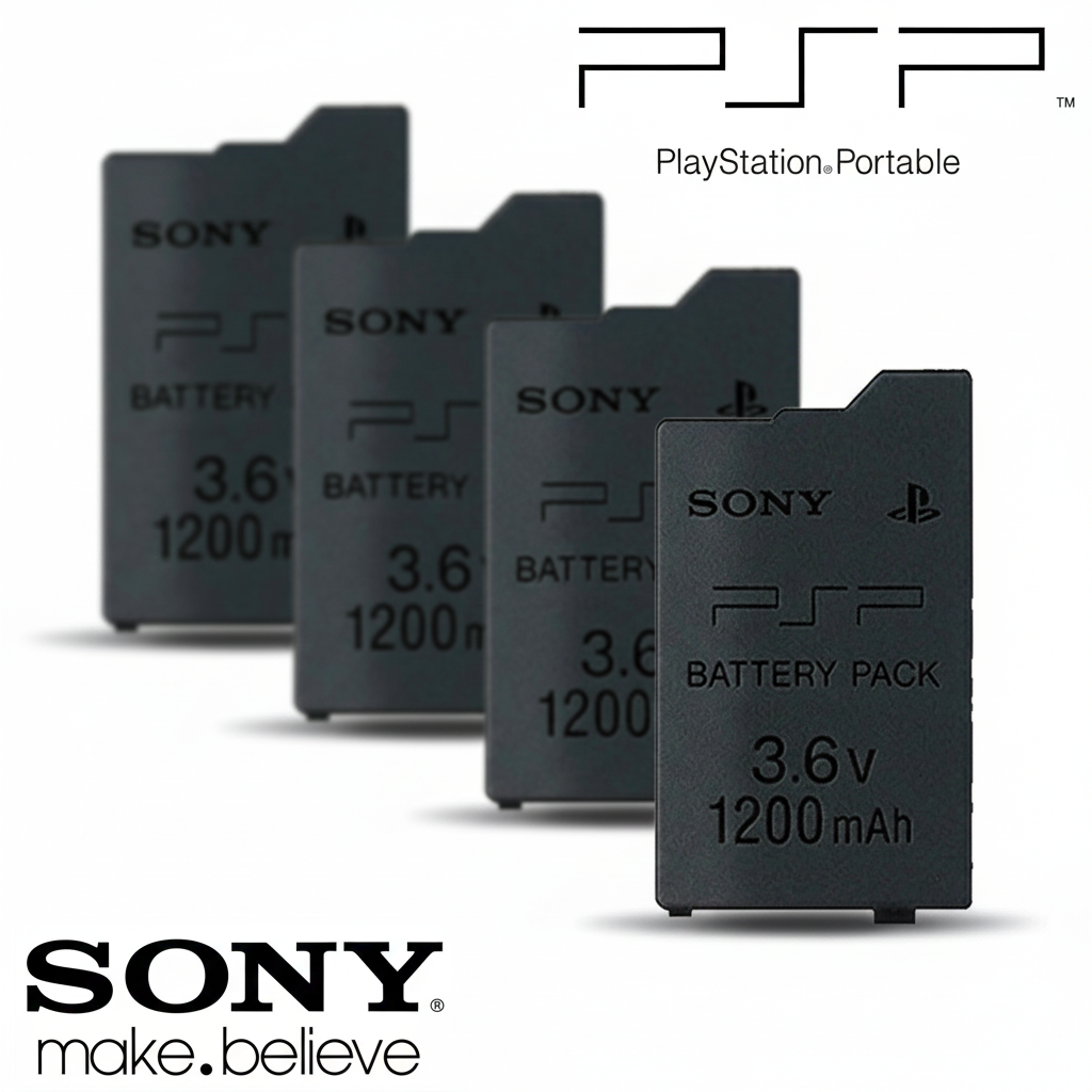 PSP Slim Battery 3.6V 1200mAh for Sony PSP 2000 / 3000 | Replacement ...