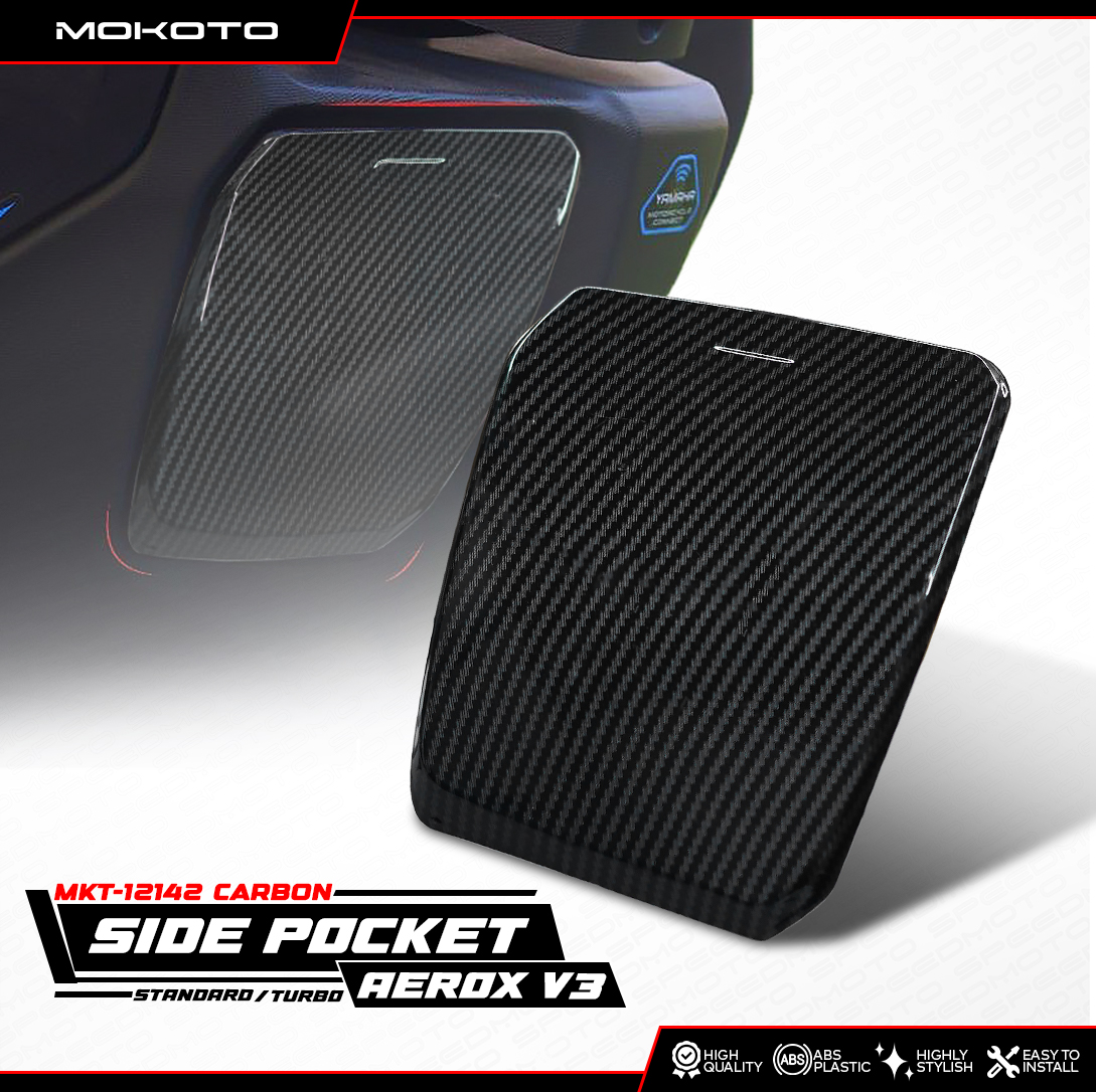 MOKOTO AEROX V3 SIDE POCKET CARBON MKT-12142 VOLT COMPARTMENT COVER FOR ...