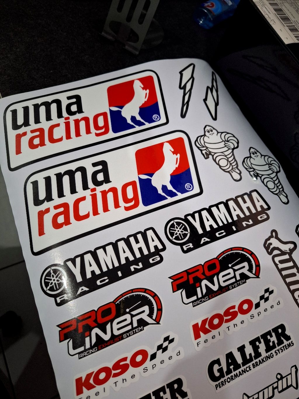 Uma racing Set Decals Laminated Vinyl Stickers Set Waterproof | Shopee ...