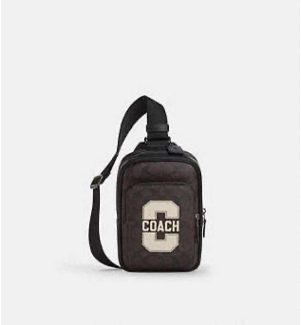 COACH RACER LOGO SLING PACK | Shopee Philippines
