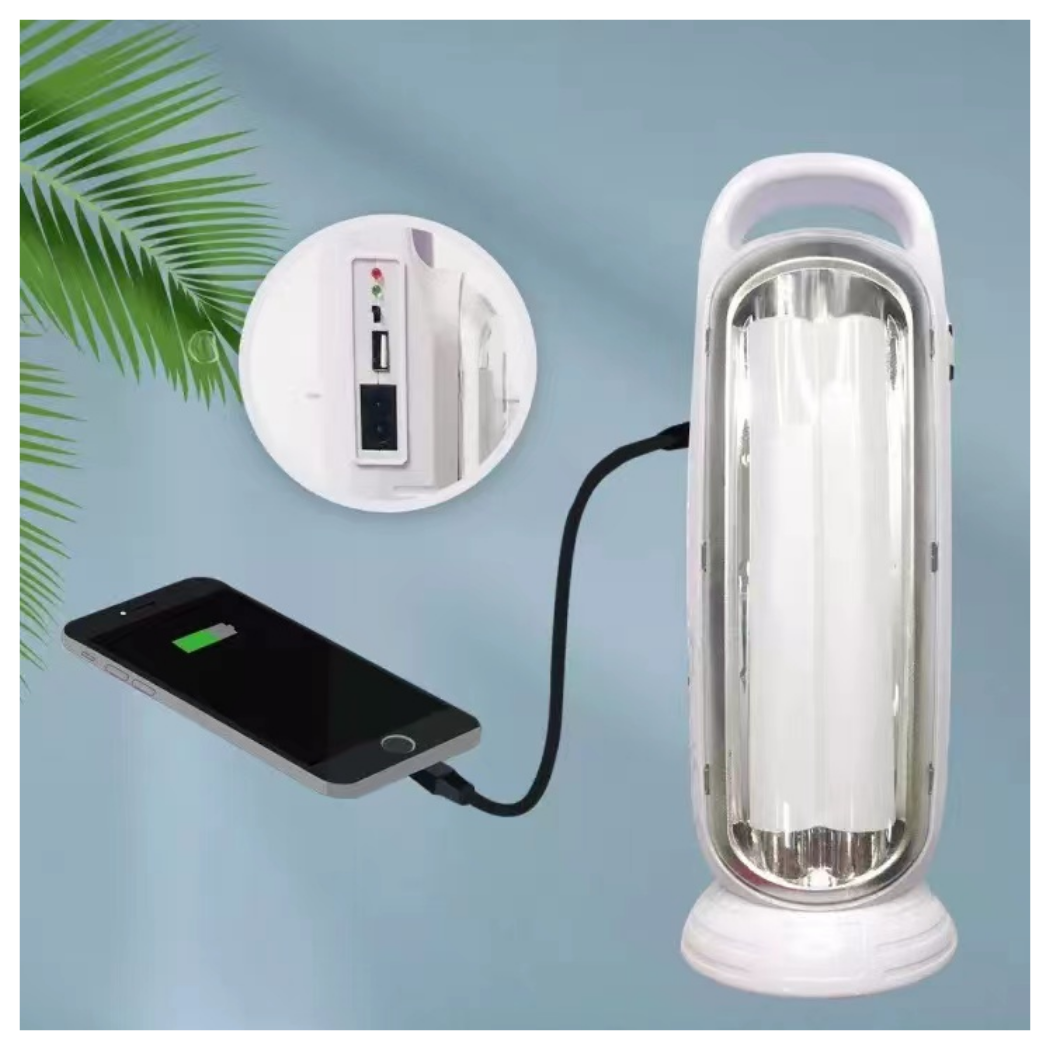 Portable, Rechargeable LED Lamp/Flashlight | Shopee Philippines