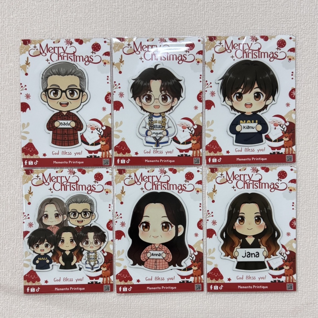 [NEW] Custom Chibi Character Ref Magnet— Custom Birthday or Event ...