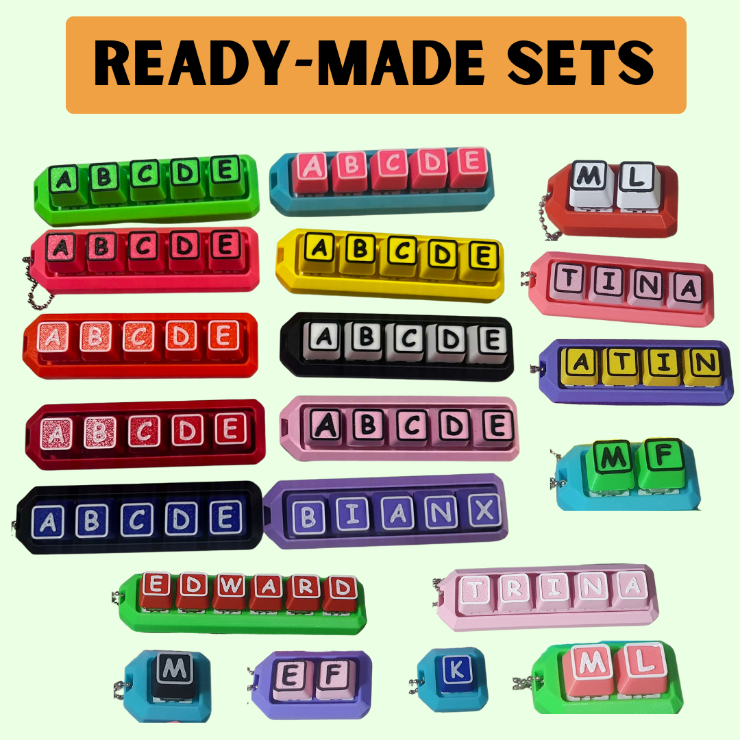 Customized Personalized 3D Print Mechanical Keyboard Clicker Fidget ...