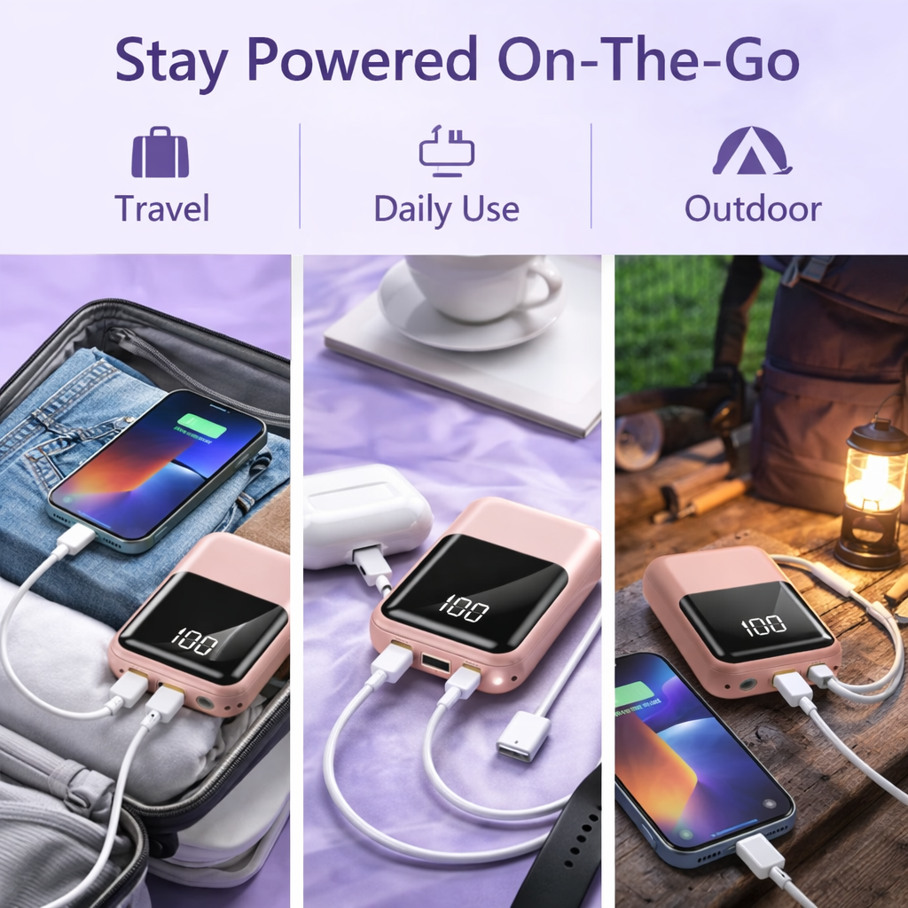 KC15 / KC12 Power Bank 20,000mAh Fast Charging Portable Charger with ...