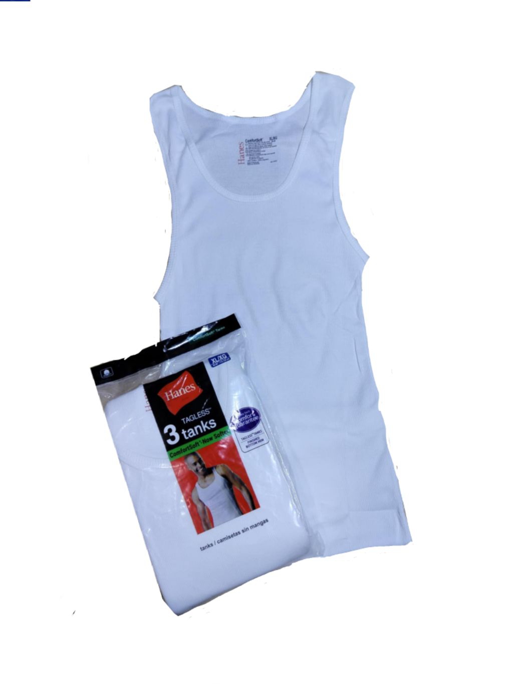 Hanes Sando for men ( 3 PCS. ) white for adult SIZE: S-XL | Shopee ...
