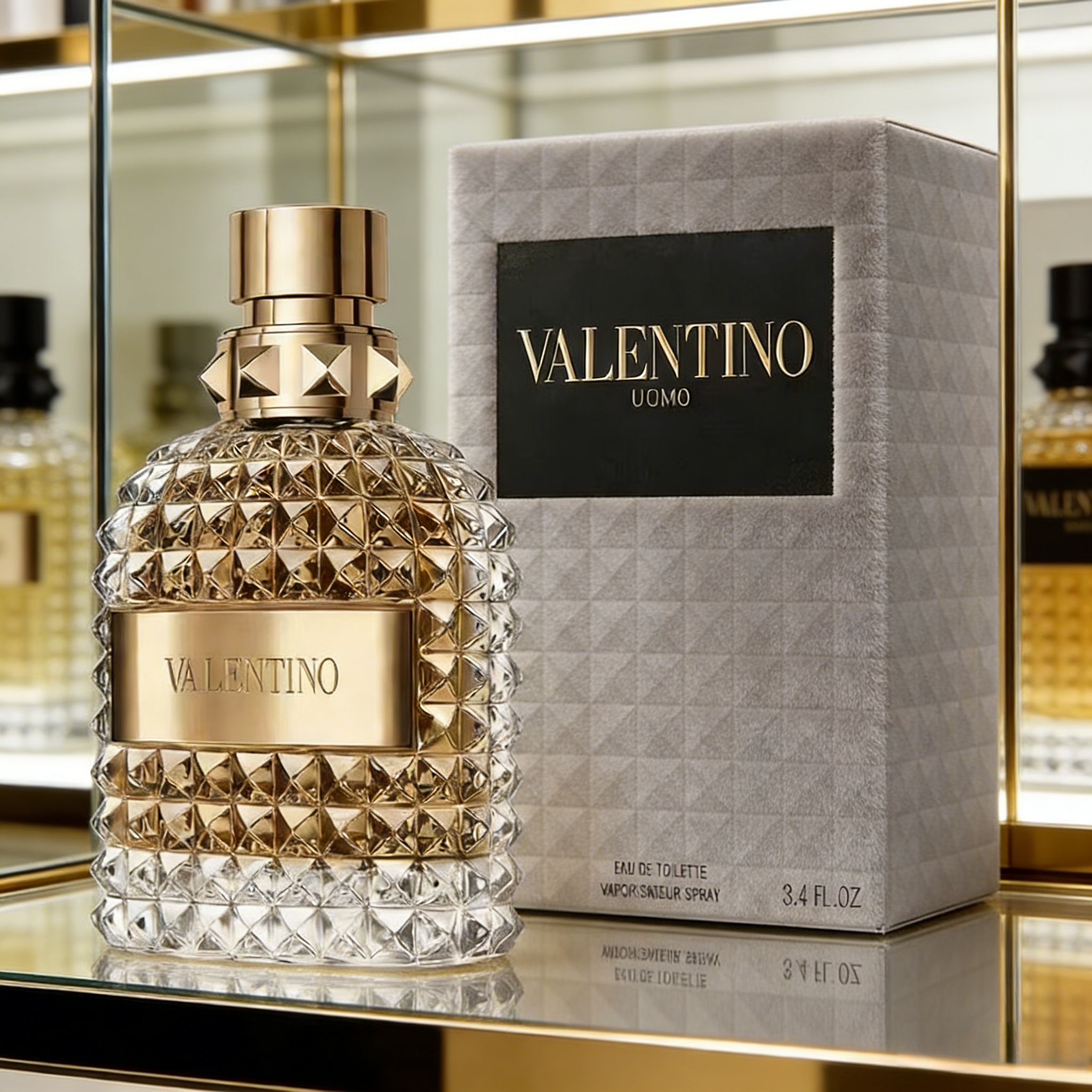 Luxury Valentino UOMO 100ML Men's Light Eau de Toilette (Woody-Spicy ...