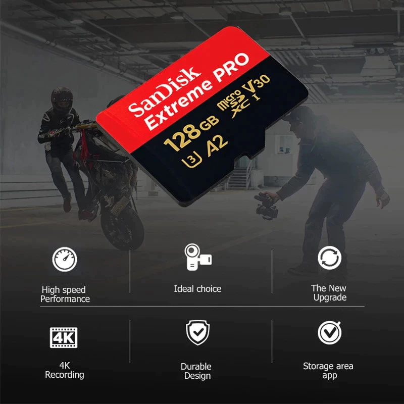 SanDisk Extreme Pro 32gb/64gb/128gb/256gb/512gb/1tb MicroSD Micro SD R ...