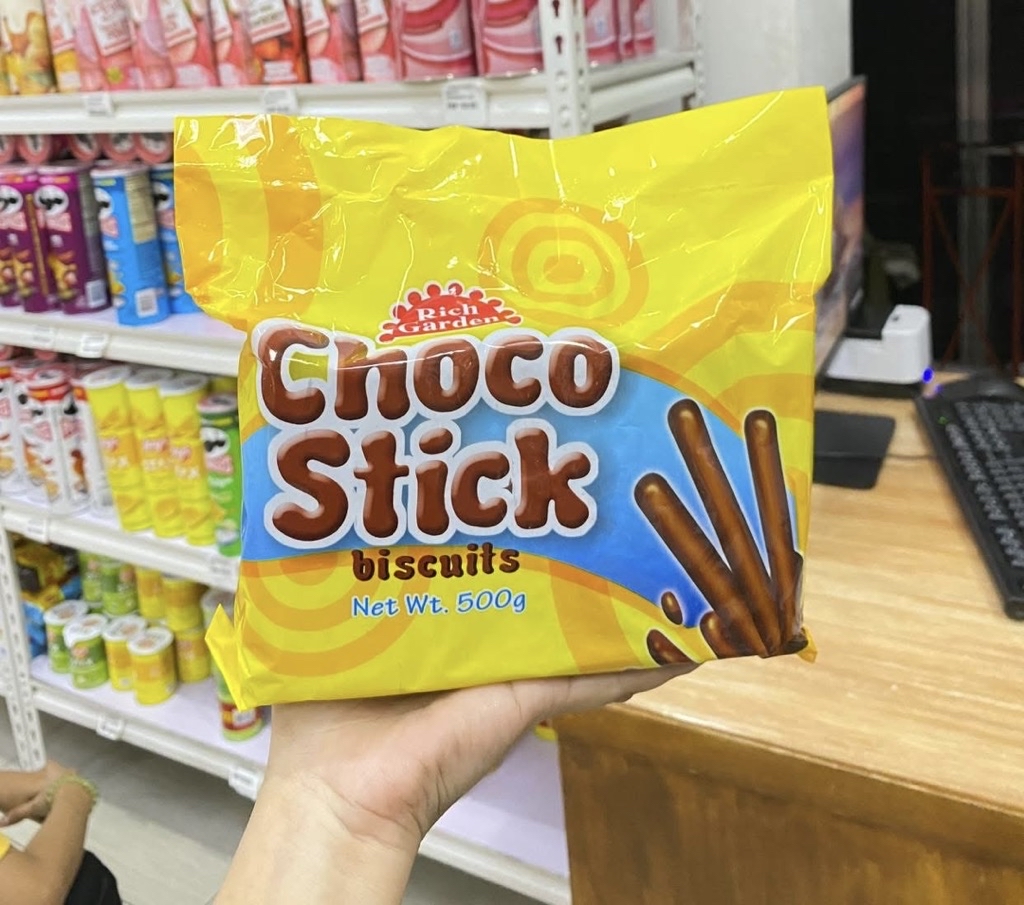 CHOCO STICK BISCUIT CHOCOLATED COATED BISCUITS (500g) SNACKS | Shopee ...