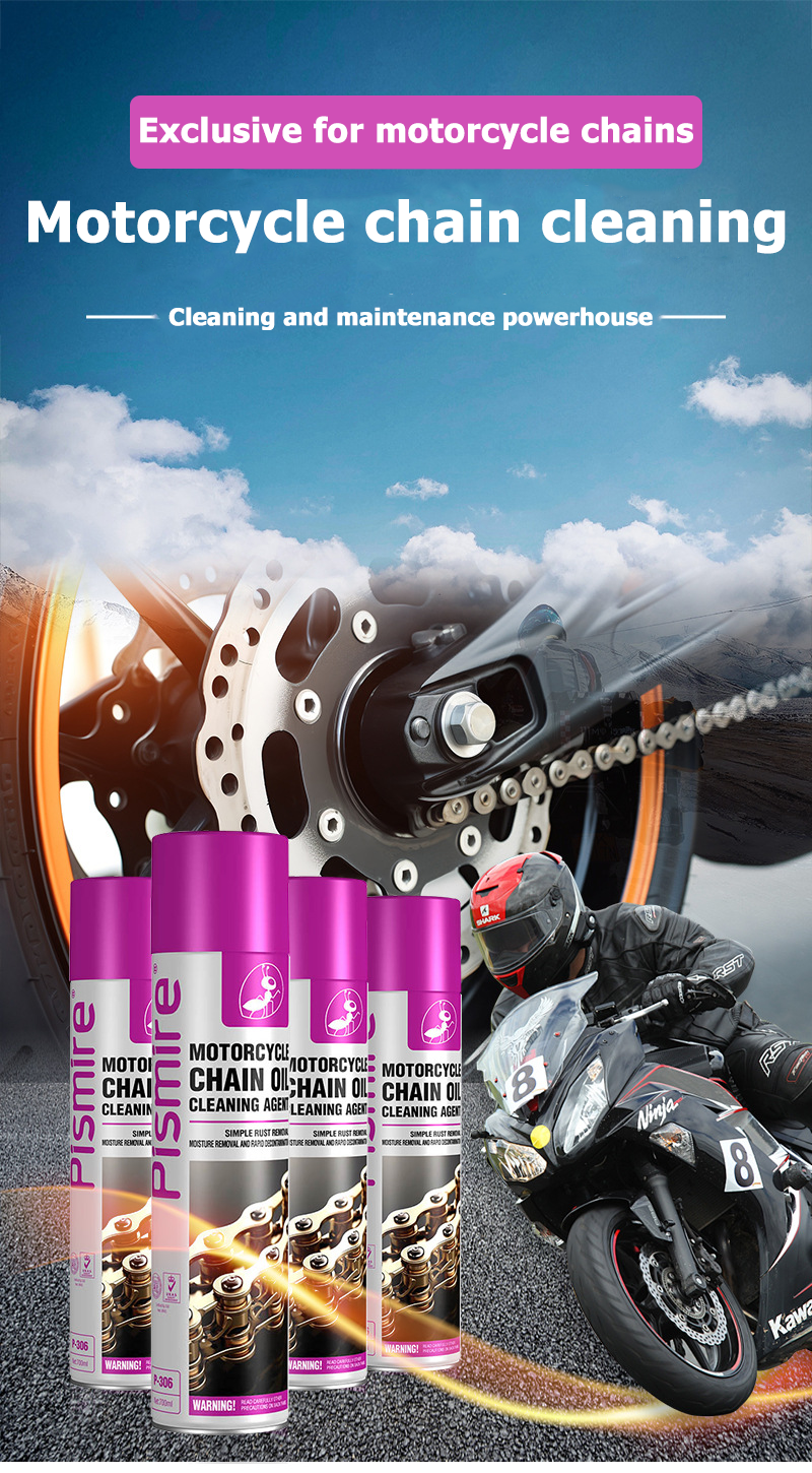 Motorcycle Chain Maintenance Kit Cleaner Chain cleaner Chain Lube oil ...
