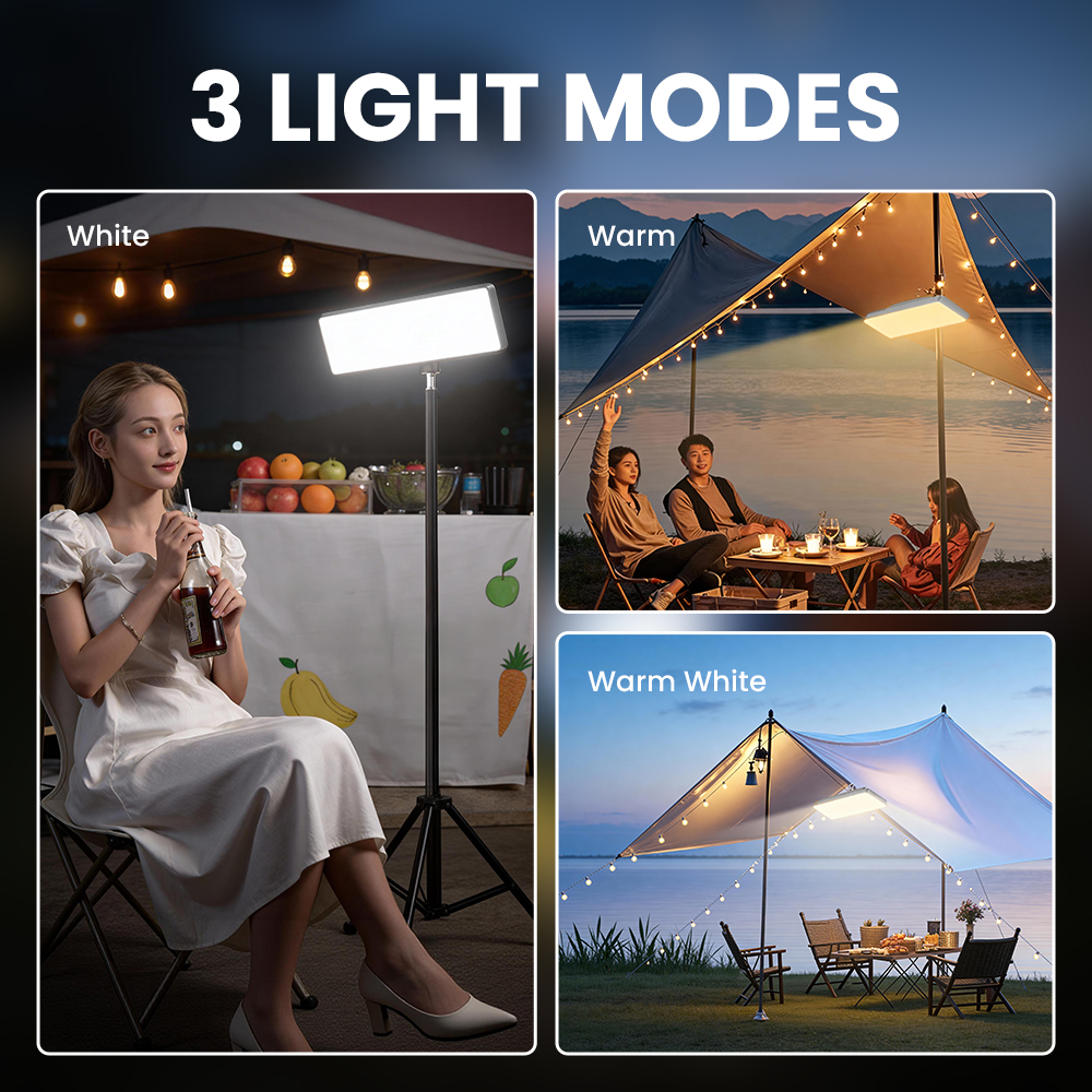 Orashare OL24 1500LM Portable Rechargeable LED Work Light 14400mAh USB ...