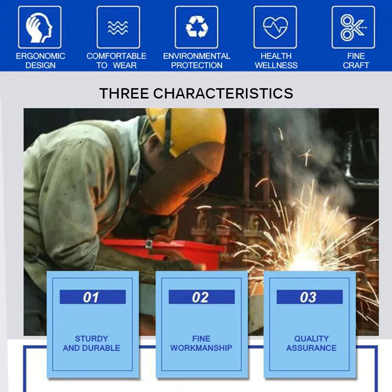 [Ready Stock]Leather Welder Welding Work Hood Helmet Gear Mask Filter ...
