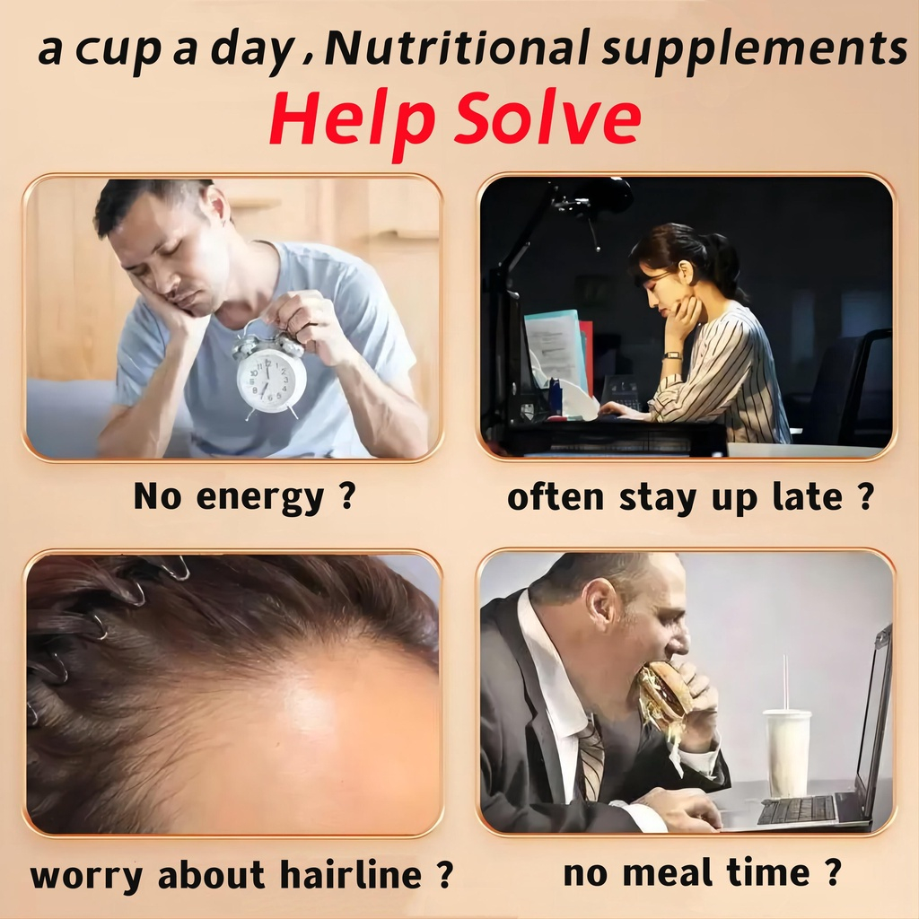 Black Sesame Mulberry Walnut Powder Black Bean Powder Tin Can/Sugar ...