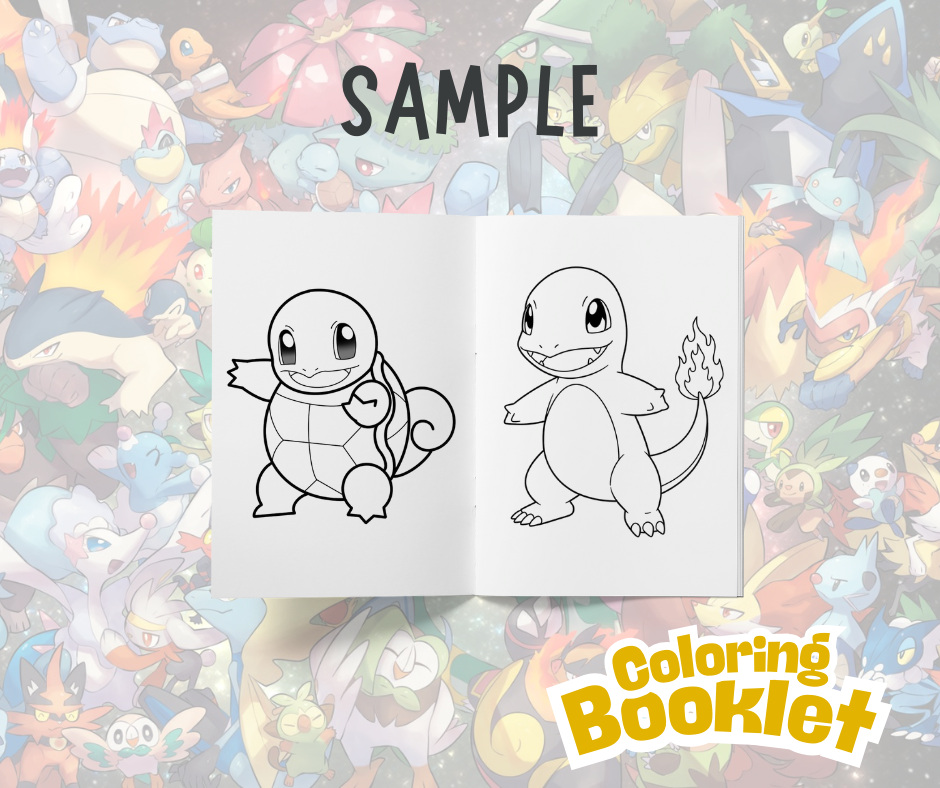 Pokemon Coloring Booklet , Pokemon Fan art Coloring Book , Pikachu ...