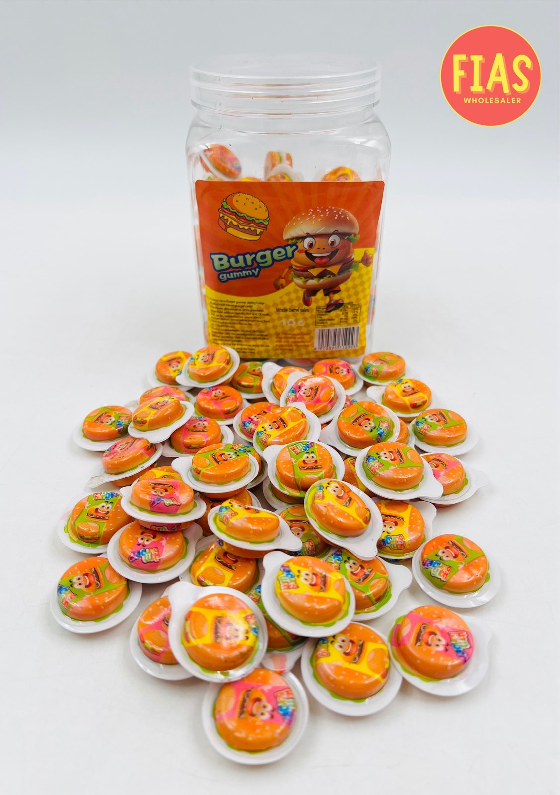 120 pcs Mini Gummy Burger Candies Wholesale Paninda | Shopee Philippines