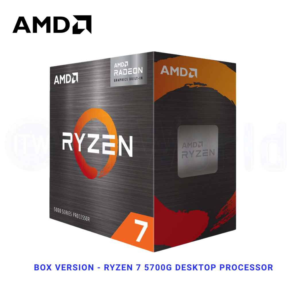 [RYZEN SALE] AMD Ryzen 7 5700G CPU - 8 Cores / 16 Threads up to 4.6GHz ...