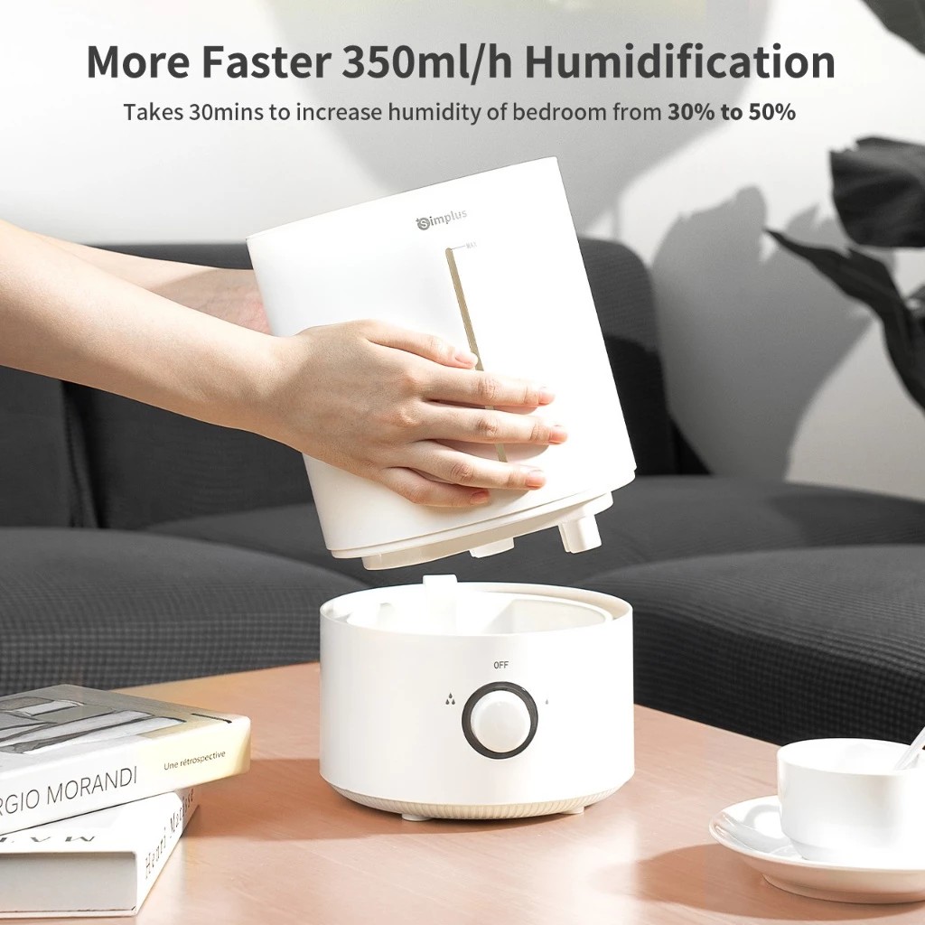 Simplus Humidifier 4L Capacity (350ml/h Humidification) JASH002 ...