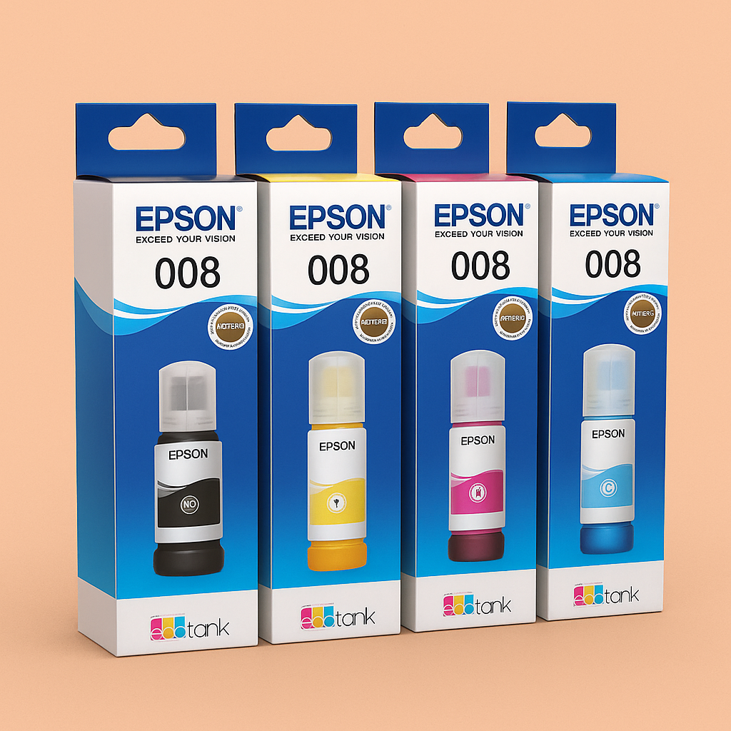 Epson ink 008 high-quality EcoTank printers L15150 and L6550 model ...