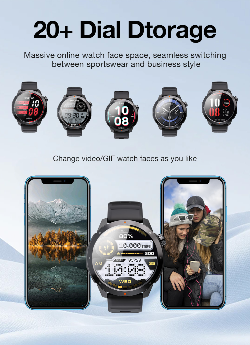 【New】Aolon Navi R3 Ultra Smart Watch Amoled 3ATM GPS Map Video ...