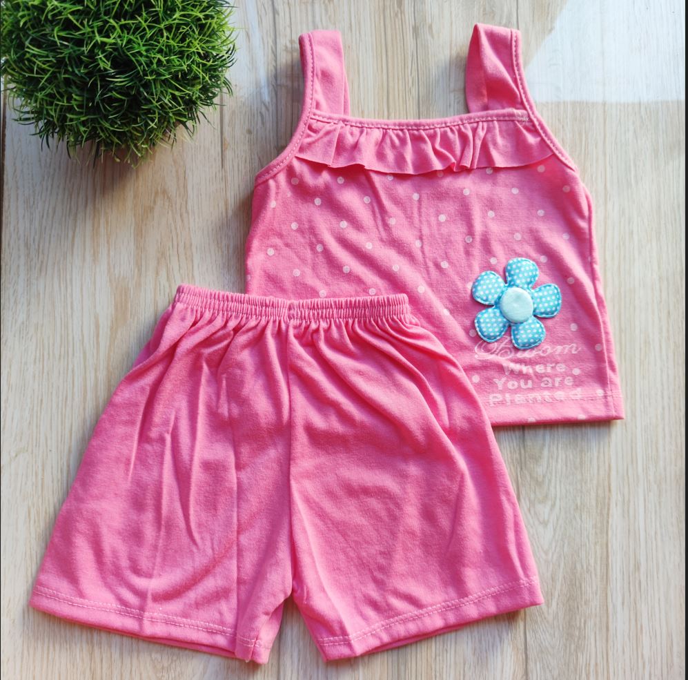 Bebis Baby Terno for girl (bloom) | Shopee Philippines