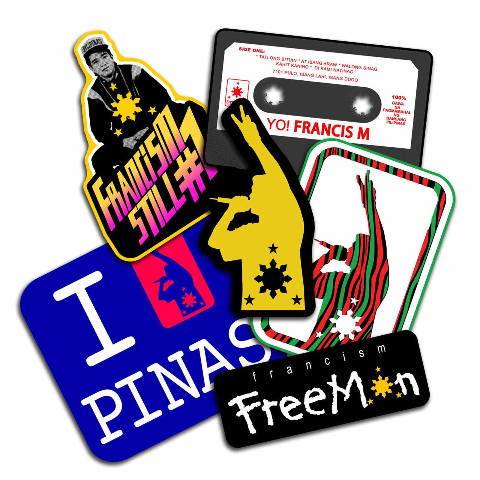 FrancisM Sticker Pack V5.0 6 Pieces | Shopee Philippines