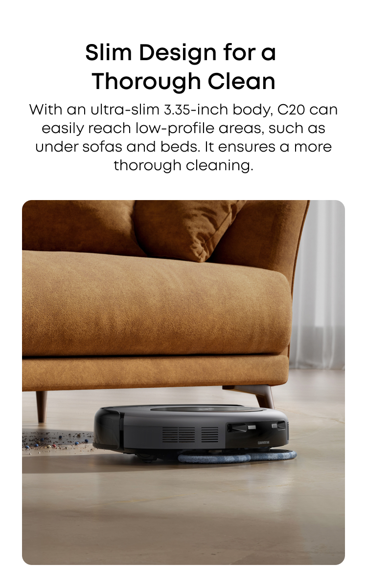 Eufy by Anker Omni C20 Robot Vacuum & Mop, All-in-One Station, Auto ...