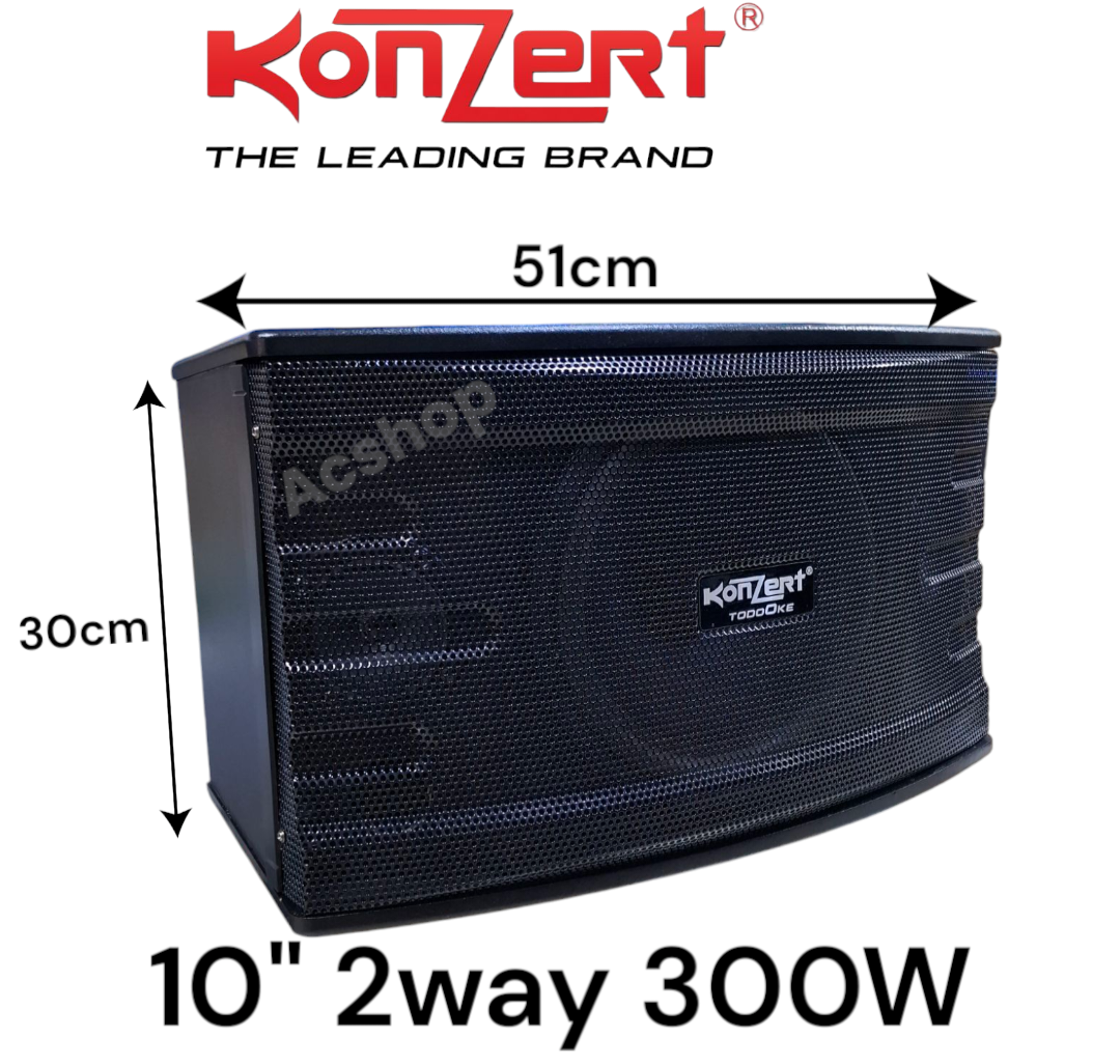 Konzert KS-430V 10" 2-Way Speaker 300W Speaker System | Shopee Philippines