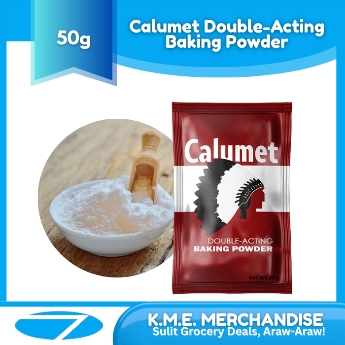 Calumet Double-Acting Baking Powder Sachet (50g) | Shopee Philippines