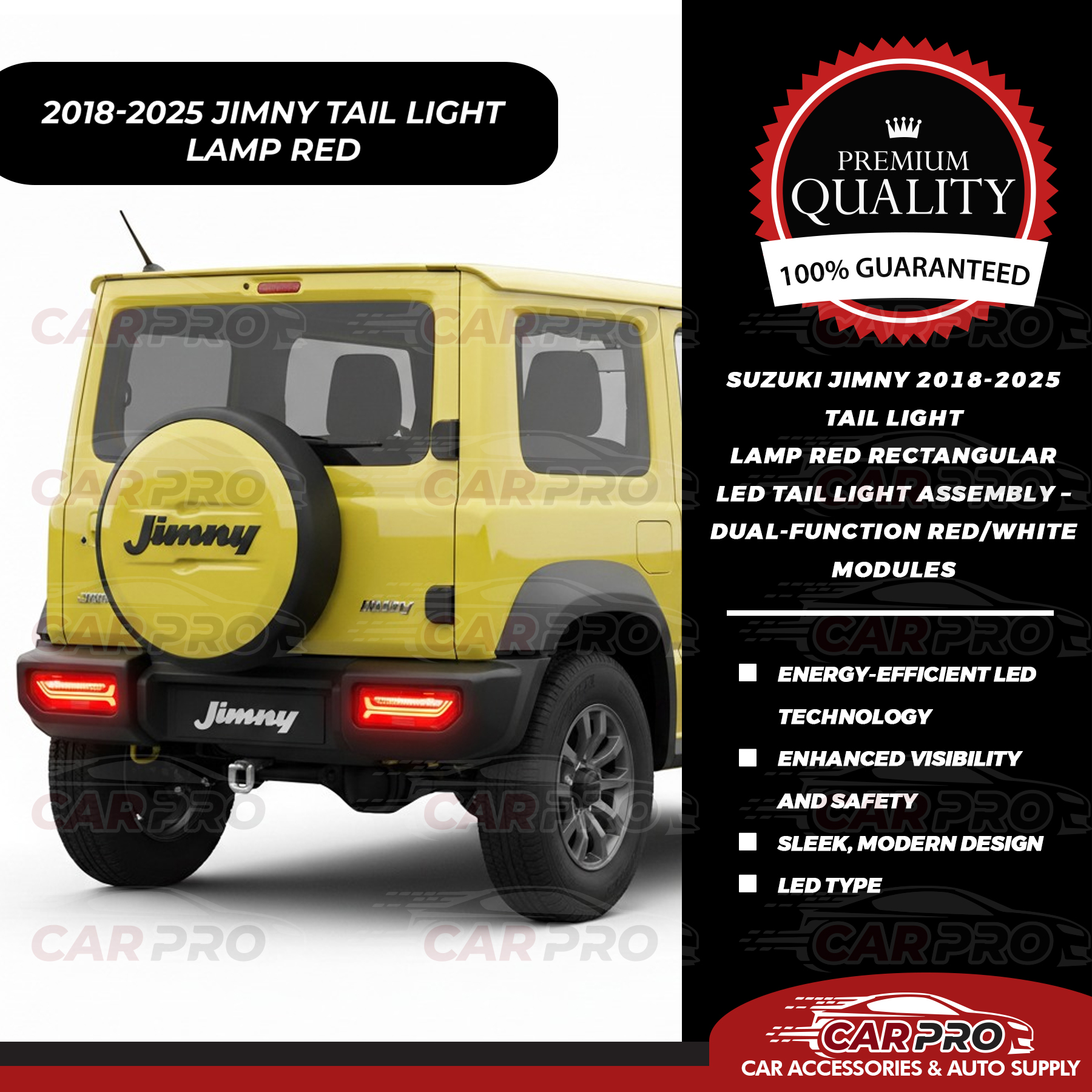 Suzuki Jimny 2018-2025 Tail Light Lamp Red | Shopee Philippines